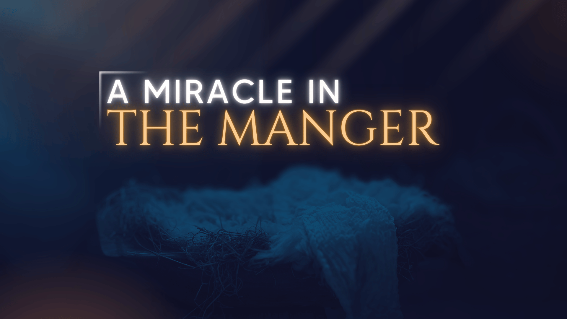 The Miracle of the Manger - John 1:1-14 - Bible Teaching Church in ...